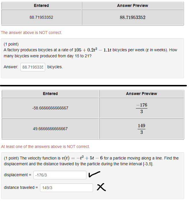 Solved The answer above is NOT correct. (1 point) A factory | Chegg.com