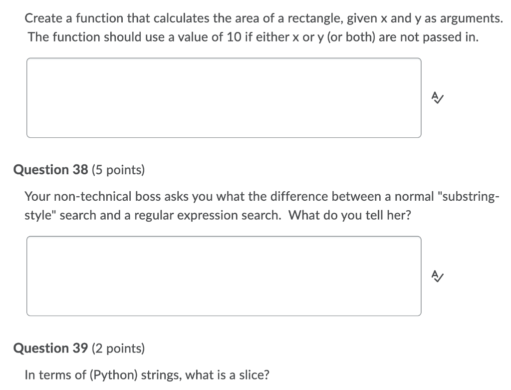 Solved Create a function that calculates the area of a | Chegg.com