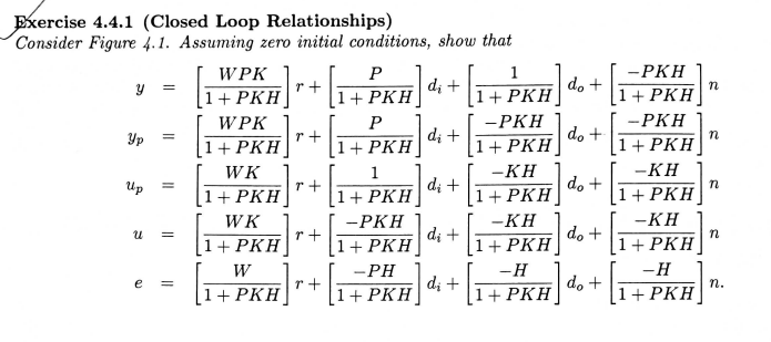 Solved = dot dot n Exercise 4.4.1 (Closed Loop | Chegg.com