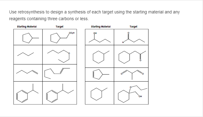 Solved Use retrosynthesis to design a synthesis of each | Chegg.com
