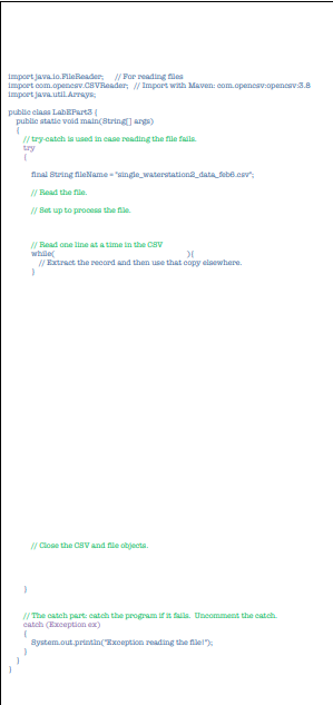 Solved impoet java io. FleRoadery // For reading ties inpoet | Chegg.com
