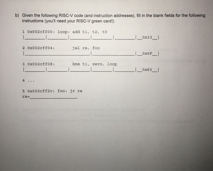 Solved Q2: RISC-V Addressing a) PC-relative addressing uses | Chegg.com