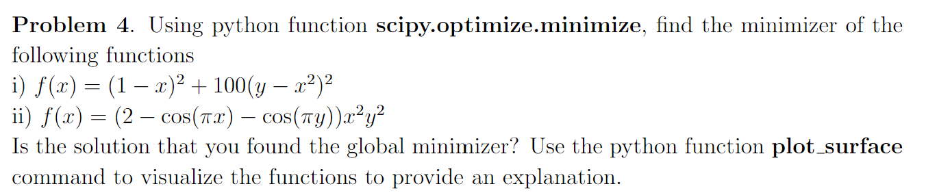 Solved Problem 4. Using python function | Chegg.com