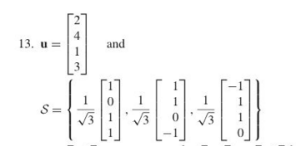 Solved In Exercises 9-16, a vector u in Rn and an | Chegg.com