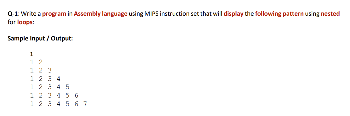 Solved Write a program in Assembly language using MIPS | Chegg.com