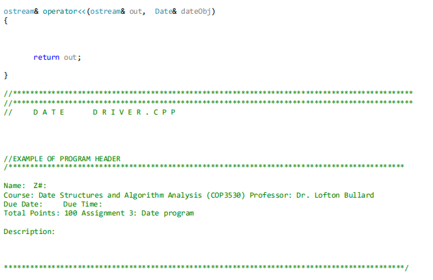 Data Structure and Algorithm Analysis-COP3530 Program | Chegg.com