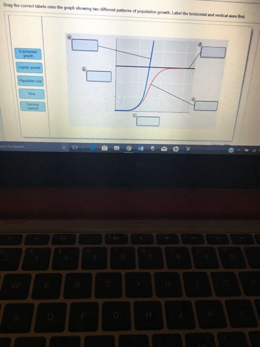 Solved Drag the correct labels onto the graph showing two | Chegg.com