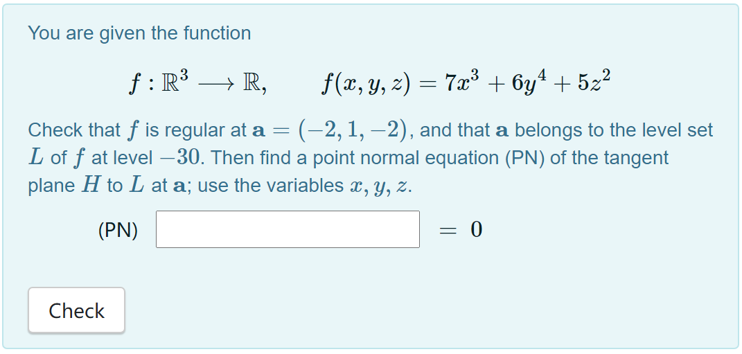 Solved You are given the function f:R3_R, |(2,4, 2) = 723 | Chegg.com