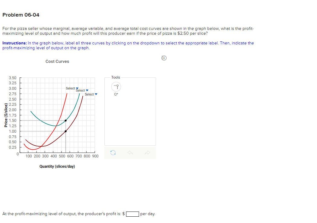 Solved Problem 06-04For the pizza seller whose marginal, | Chegg.com