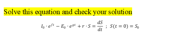 Solved Solution check should include the given initial value | Chegg.com