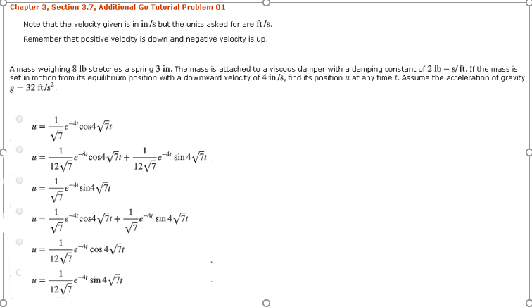 Solved Chapter 3, Section 3.6, Go Tutorial Problem 05 Find | Chegg.com