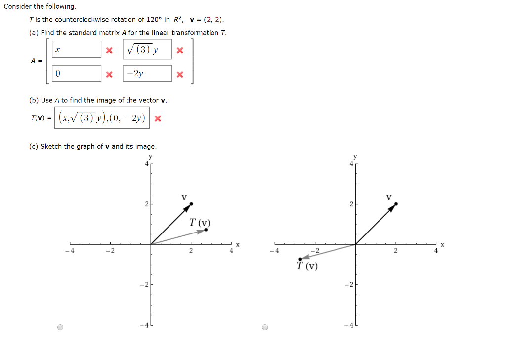 Solved Consider the following. T is the counterclockwise | Chegg.com