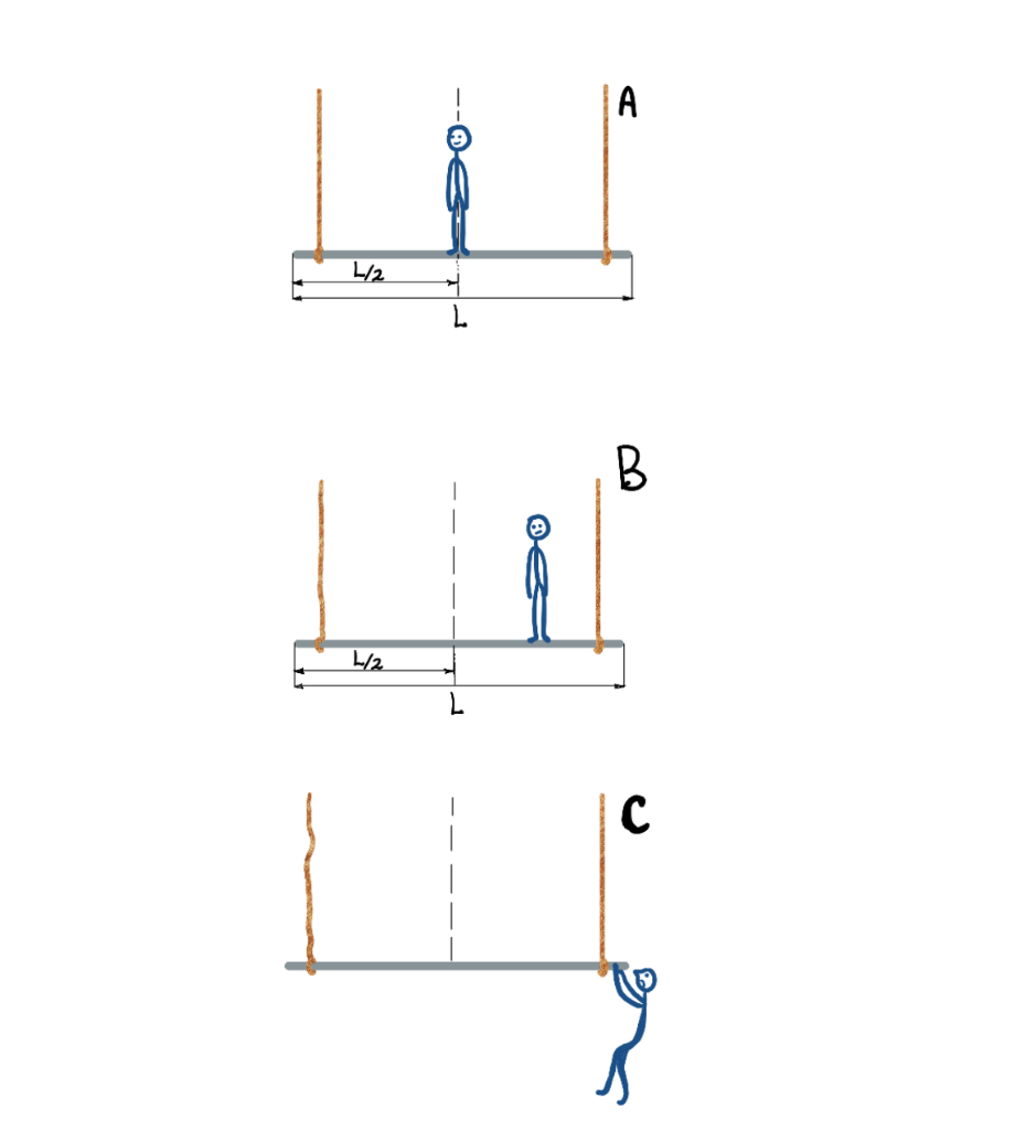 Solved Task 3 (6 points) A person stands exactly in the | Chegg.com