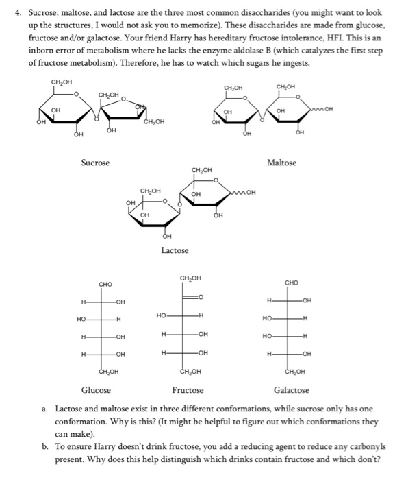 Maltose Sucrose