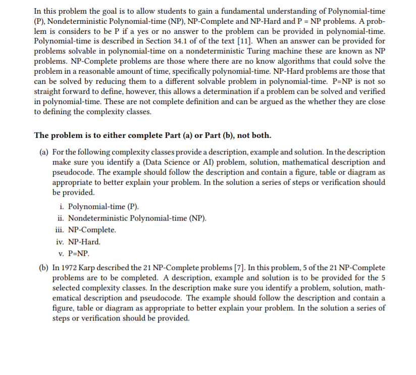 In this problem the goal is to allow students to gain | Chegg.com