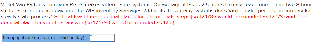 Solved Violet Van Patten's company Pixels makes video game | Chegg.com