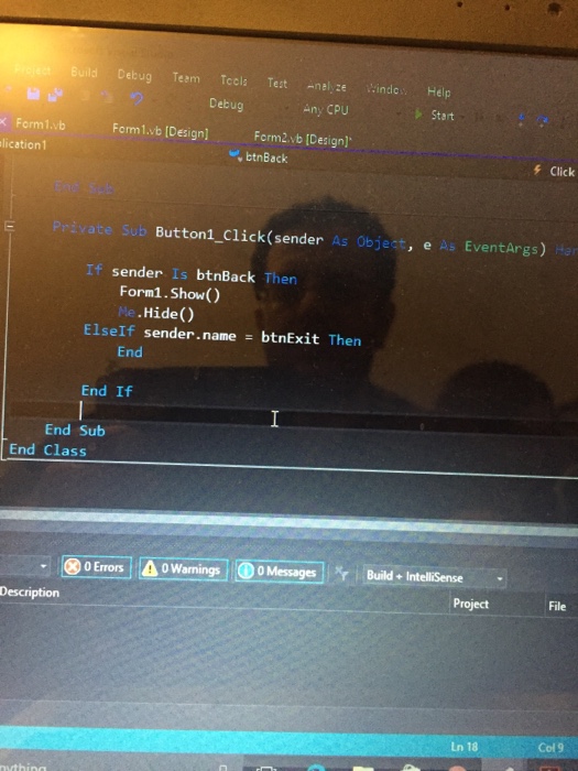 Solved Private Sub Button1 Click Sender As Object E As