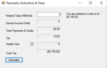 Writing a 1040 EZ tax form in MICROSOFT | Chegg.com