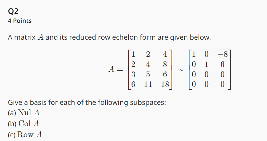 Solved Consider the following two bases for the vector space | Chegg.com