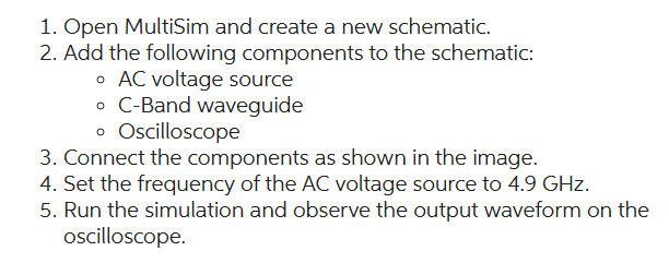 Solved 1. Open MultiSim and create a new schematic. 2. Add | Chegg.com
