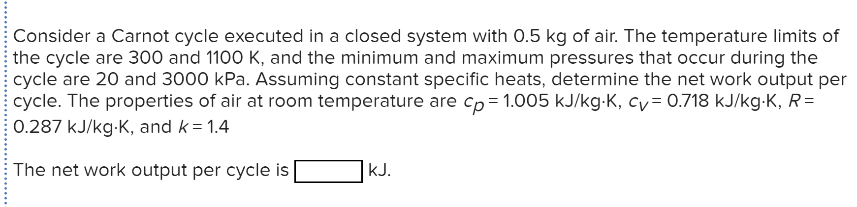 Solved Consider a Carnot cycle executed in a closed system | Chegg.com