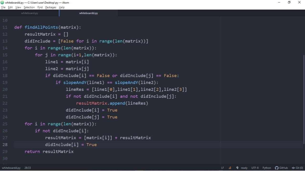 Solved whiteboardd.py - C:\Users\user Desktop py- Atom File | Chegg.com