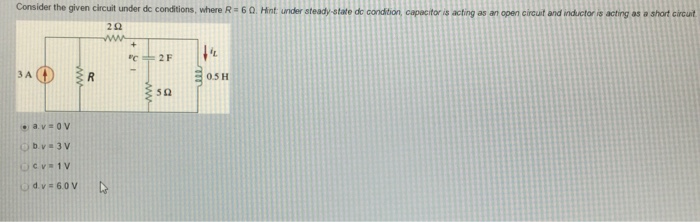 Solved Consider the given circuit under dc conditions, where | Chegg.com