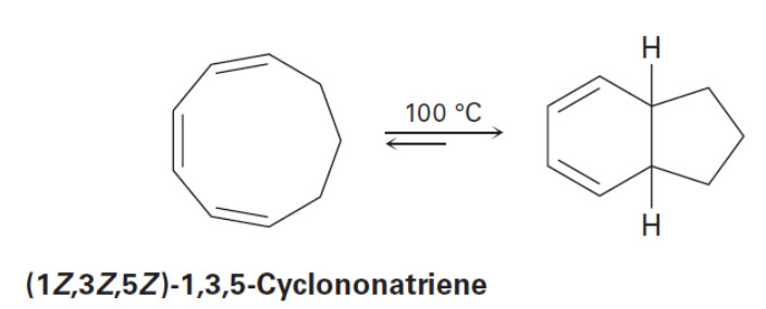 Solved Heating (1Z,3Z,5Z)-1,3,5-cyclononatriene to 100 °C | Chegg.com