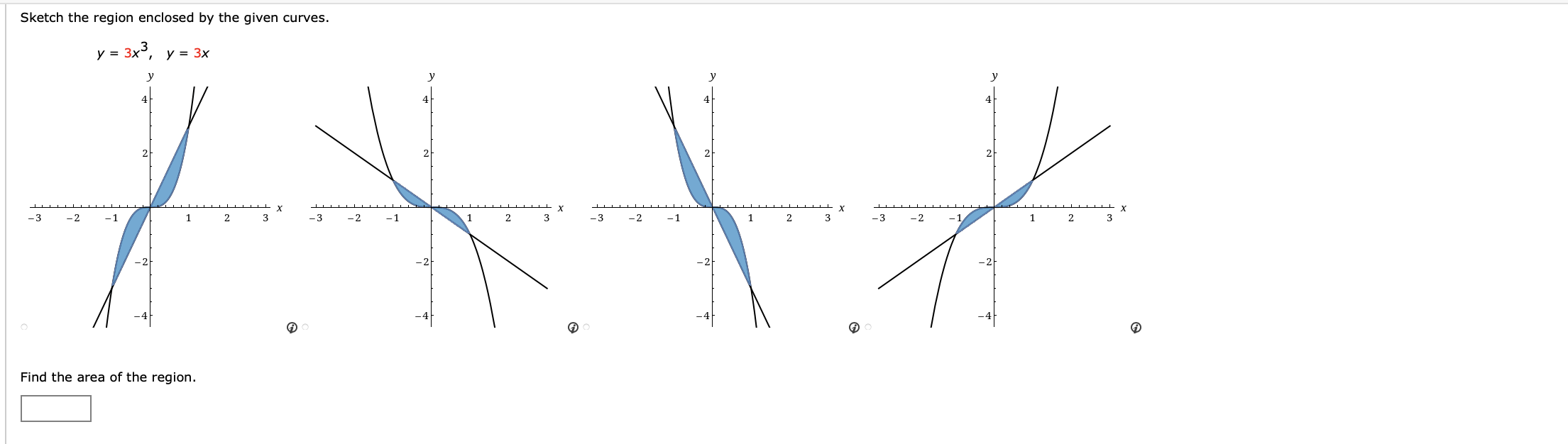 Solved Sketch the region enclosed by the given curves. y = | Chegg.com