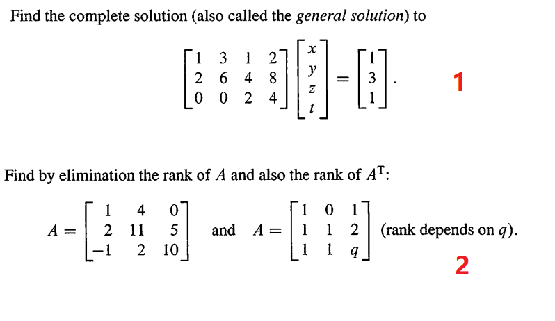 Solved Find the complete solution (also called the general | Chegg.com