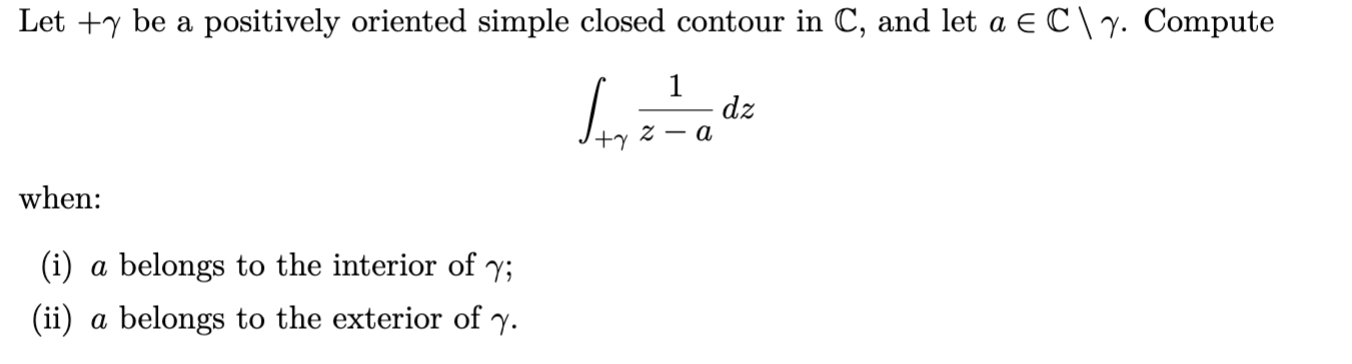 Solved Let to be a positively oriented simple closed contour | Chegg.com