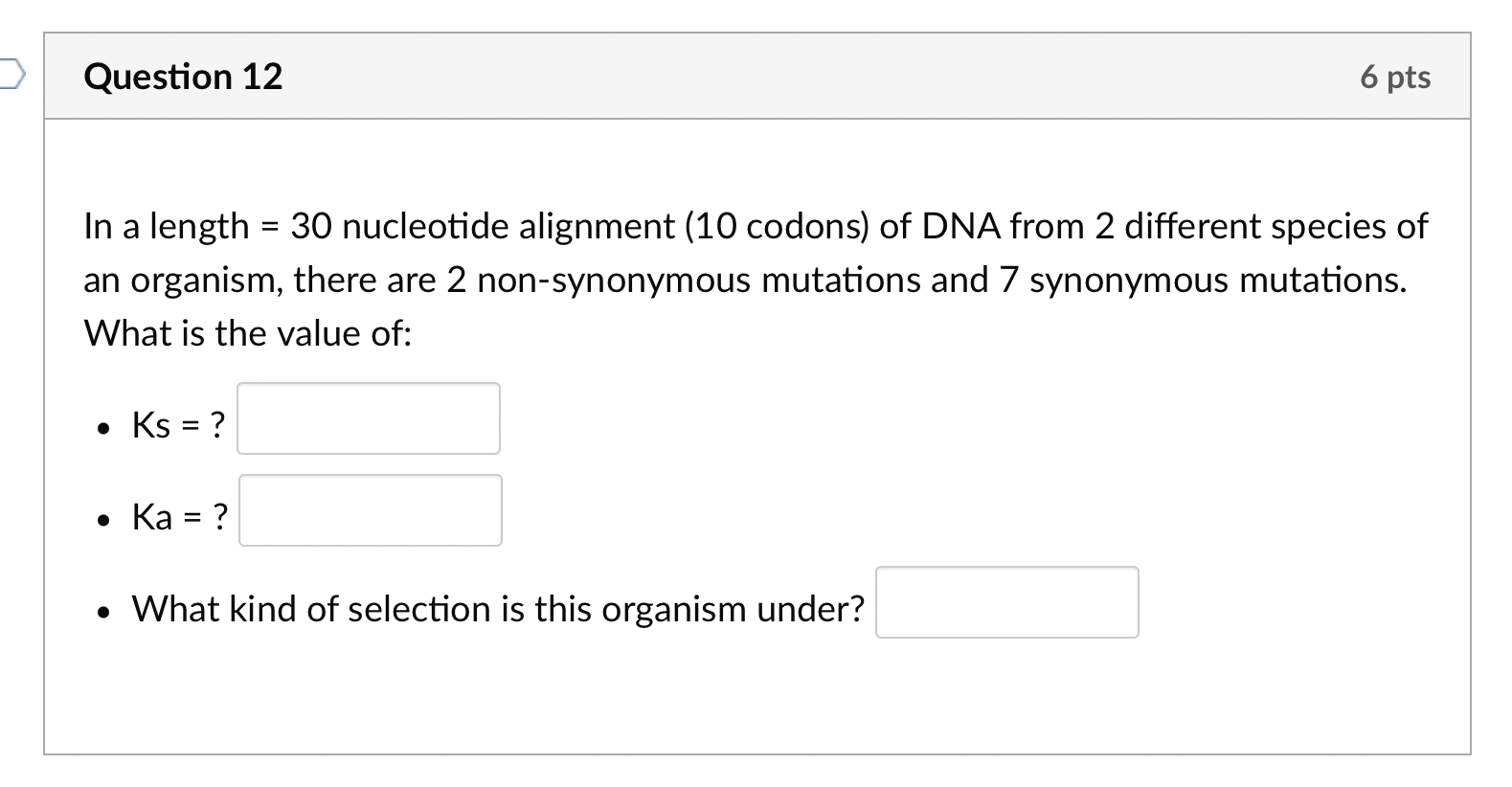 Solved In a length =30 nucleotide alignment ( 10 codons) of | Chegg.com
