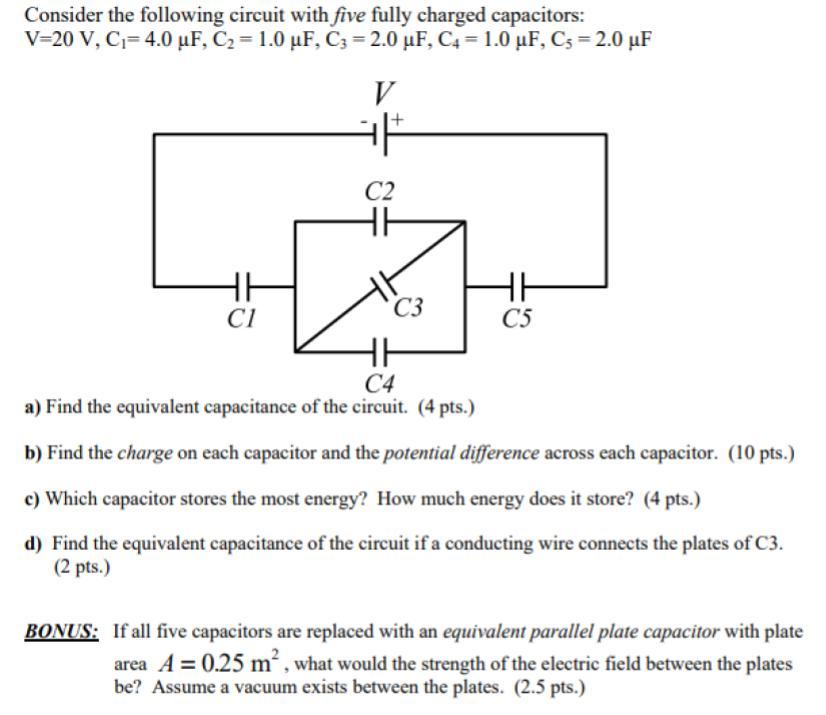 Solved Consider the following circuit with five fully | Chegg.com