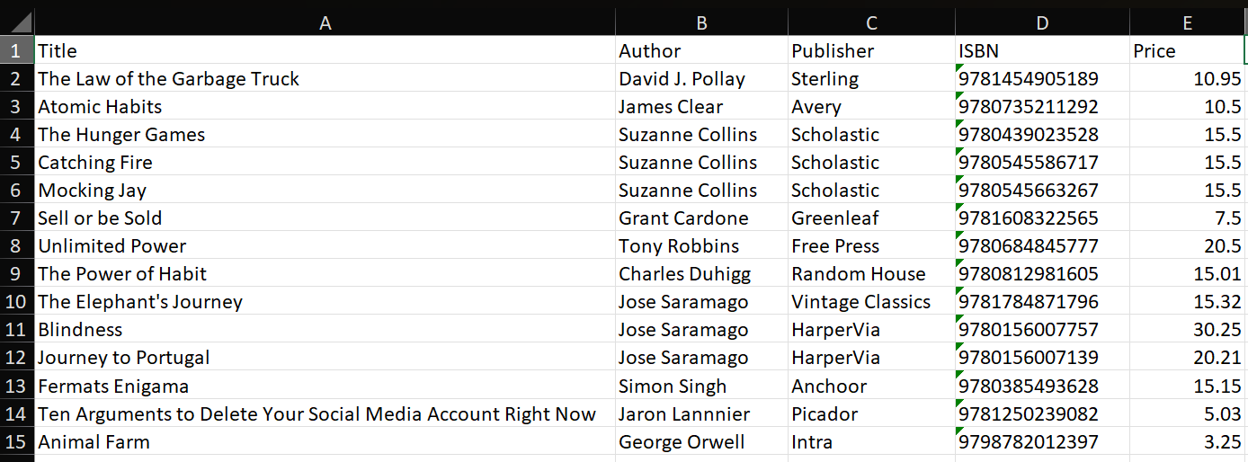 Solved Write a MATLAB script to create a database for a | Chegg.com