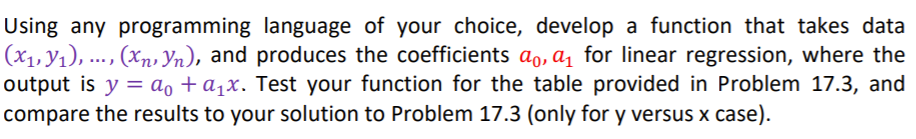 Solved Using any programming language of your choice, | Chegg.com