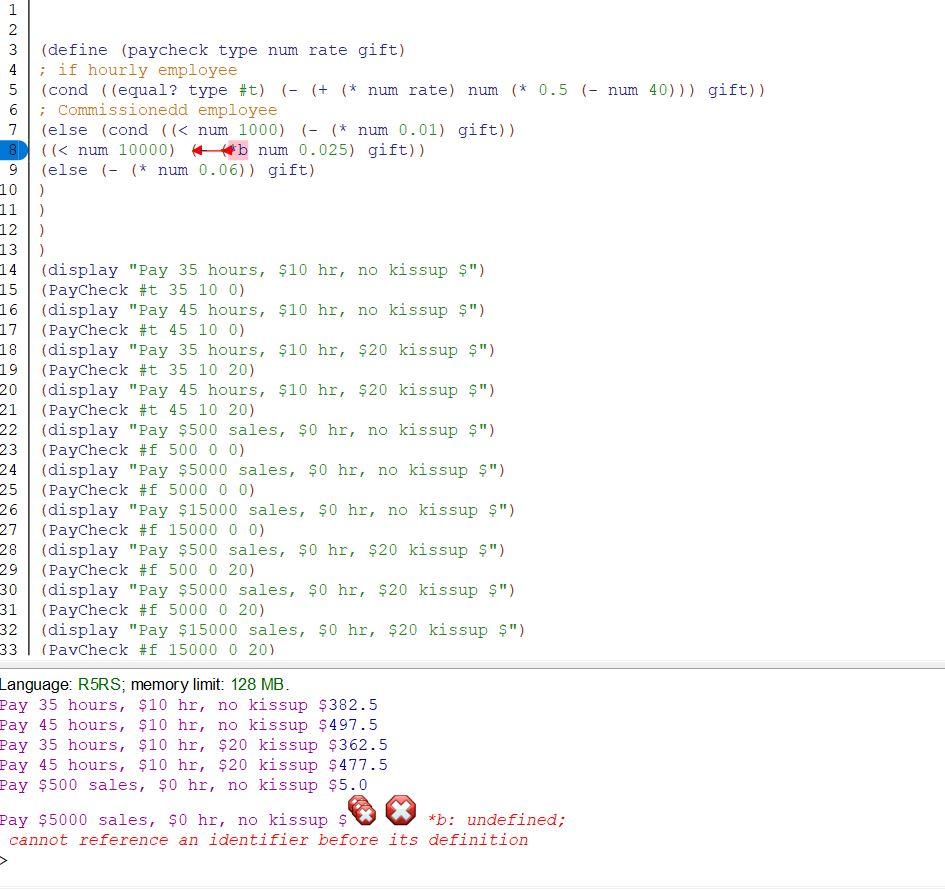 Solved Writing Scheme functions with decisions (using 'if' | Chegg.com