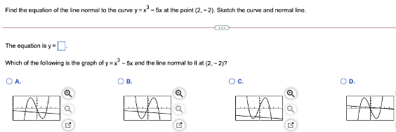 Solved Find the equation of the line normal to the curve | Chegg.com