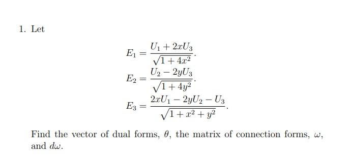 Change E1, E2, E3 in any way you like to make it a | Chegg.com