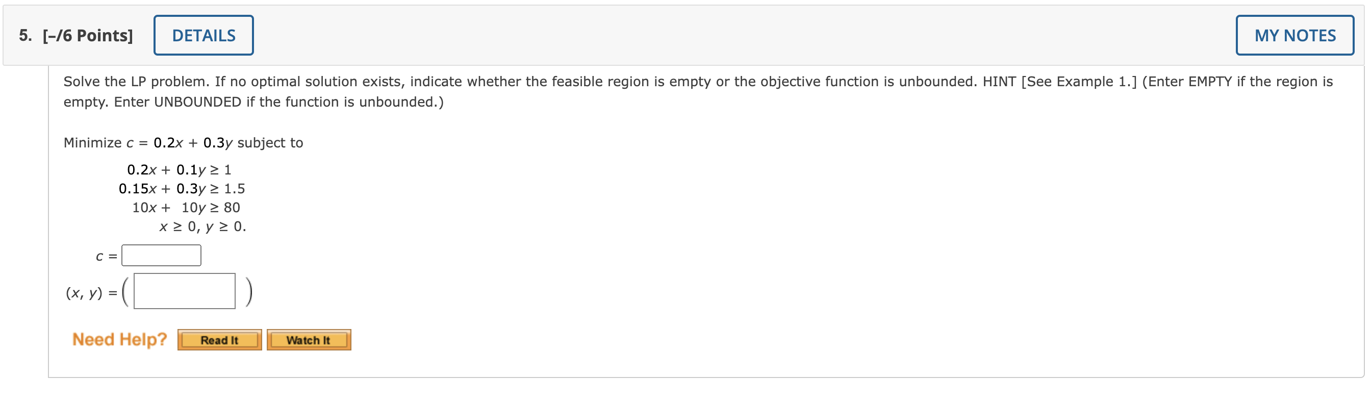 Solved empty. Enter UNBOUNDED if the function is unbounded.) | Chegg.com