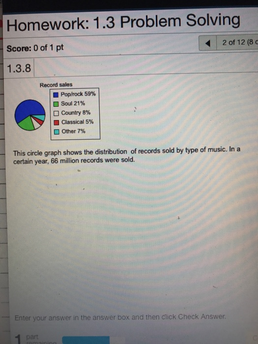 Solved Homework: 1.3 Problem Solving 2 of 12 (8 Score: 0 of | Chegg.com