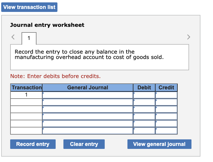 Solved STEP 1: Create the following Journal Entries: The | Chegg.com
