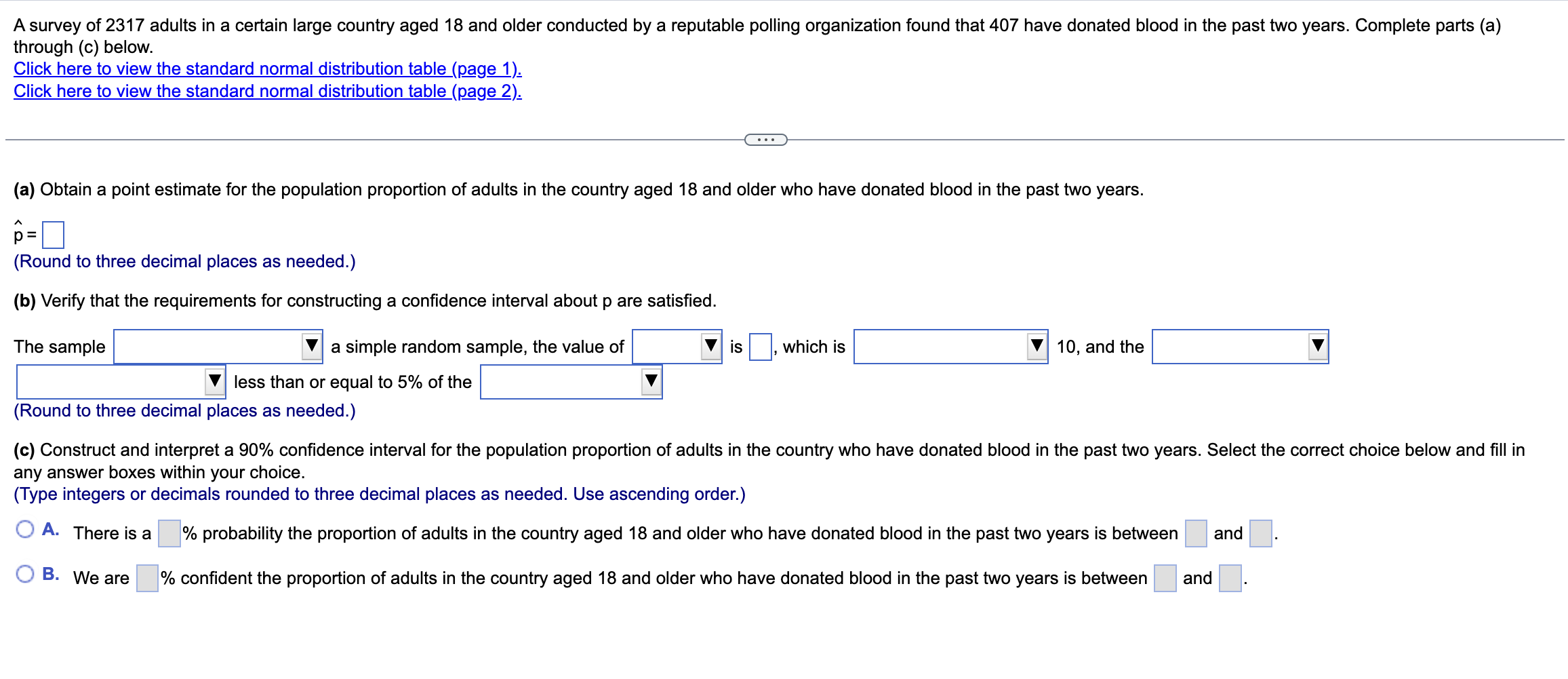 Solved through (c) below. Click here to view the standard | Chegg.com
