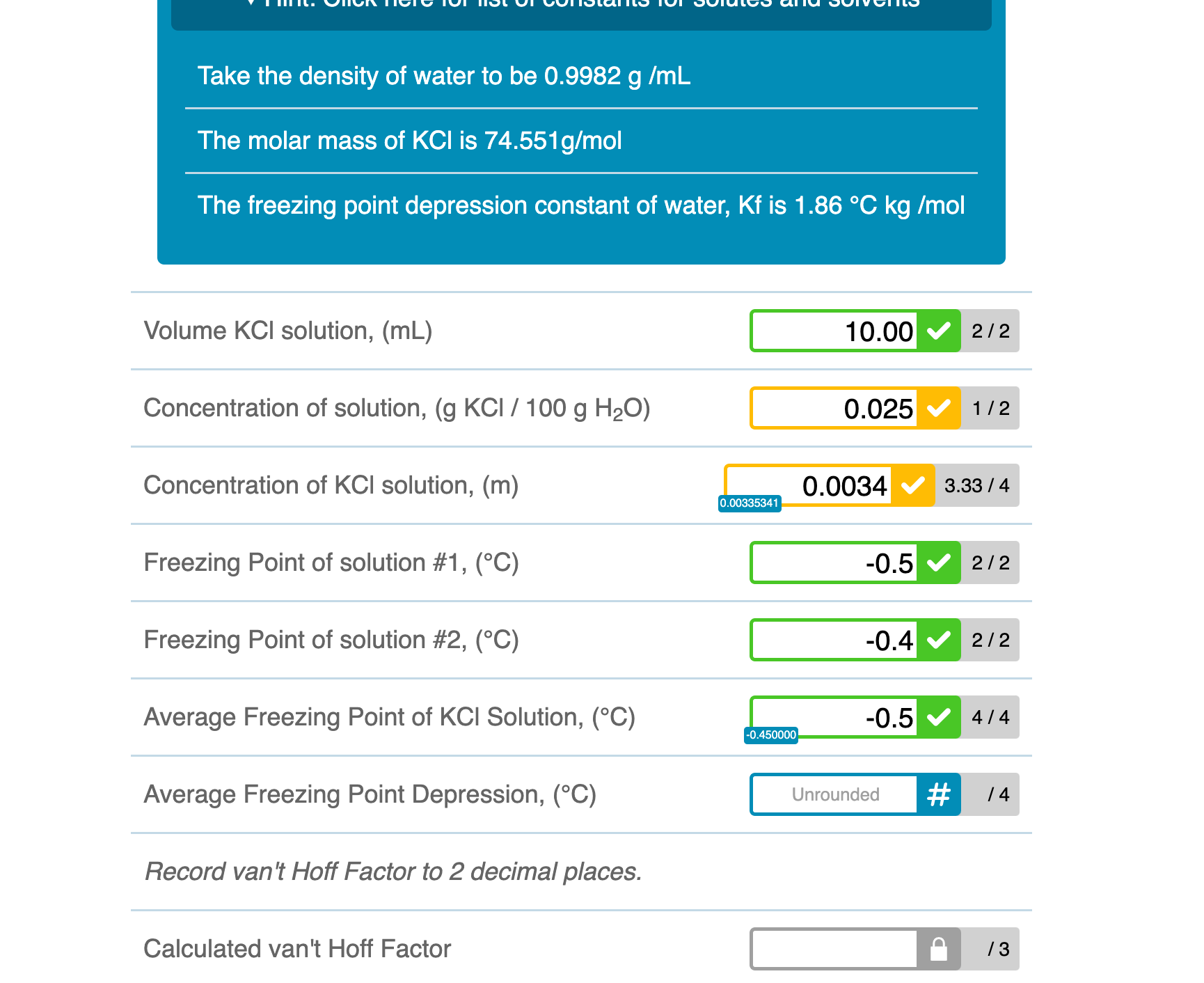 Solved Take the density of water to be 0.9982 g/mL The molar | Chegg.com