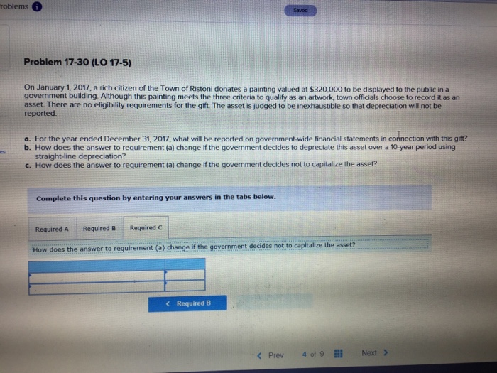 Solved roblems Problem 17-30 (LO 17-5) On January 1. 2017, a | Chegg.com Solved roblems Problem 17-30 (LO 17-5) On January 1. 2017, a | Chegg.com