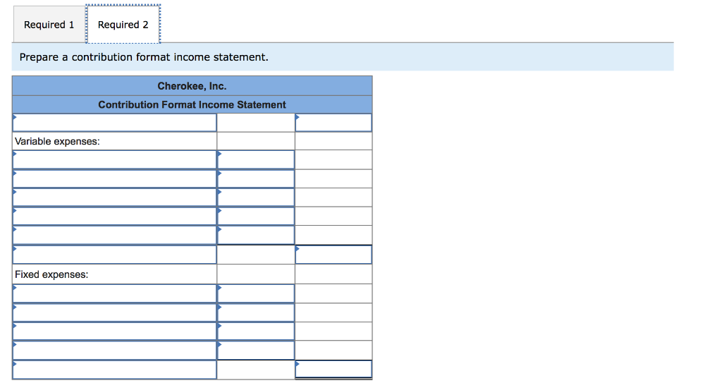 Solved Exercise 1 6 Traditional And Contribution Format