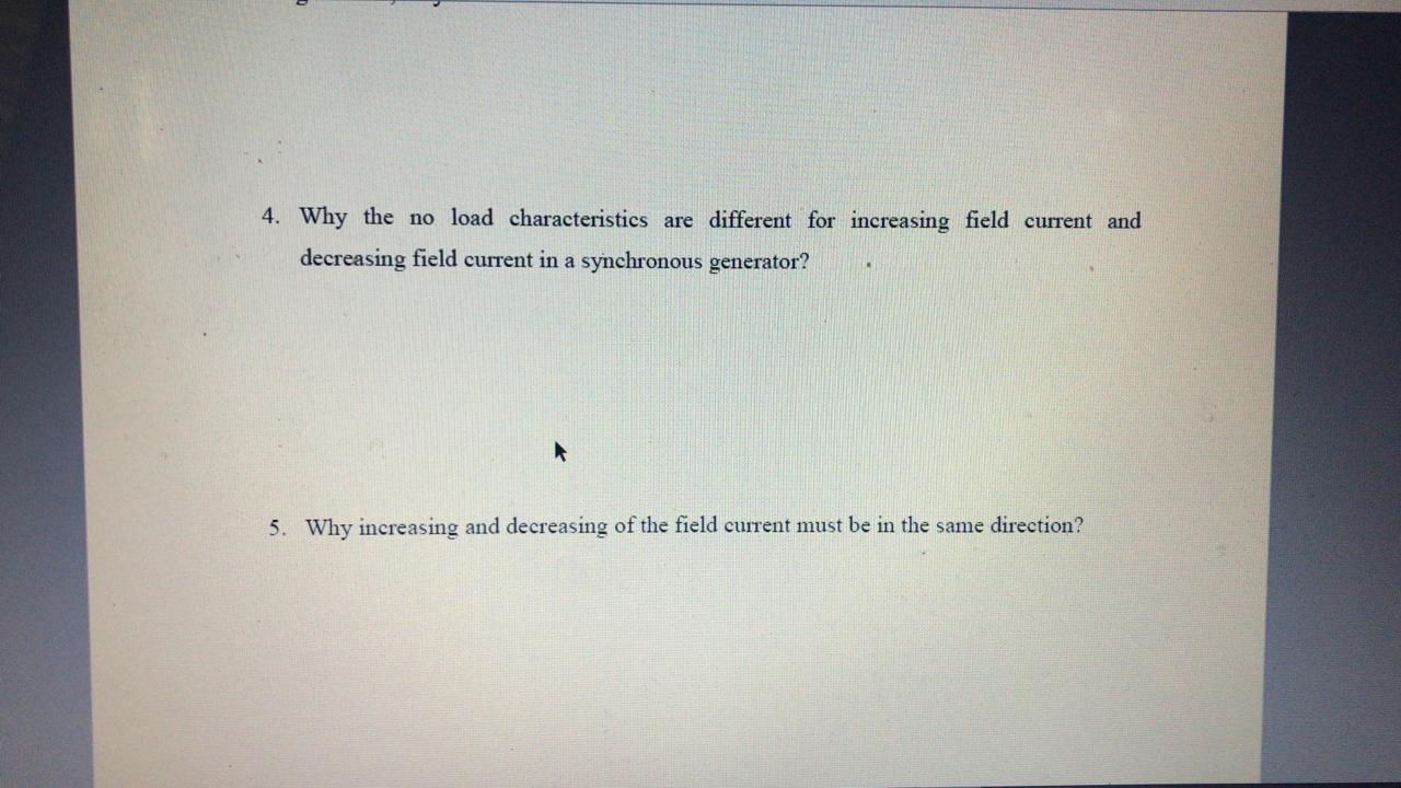 Solved Instructions: 1. Perform the open-circuit test of the | Chegg.com