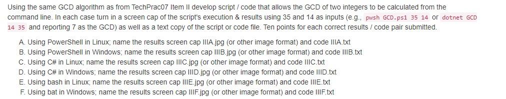 Solved A simple algorithm* for finding the greatest common | Chegg.com