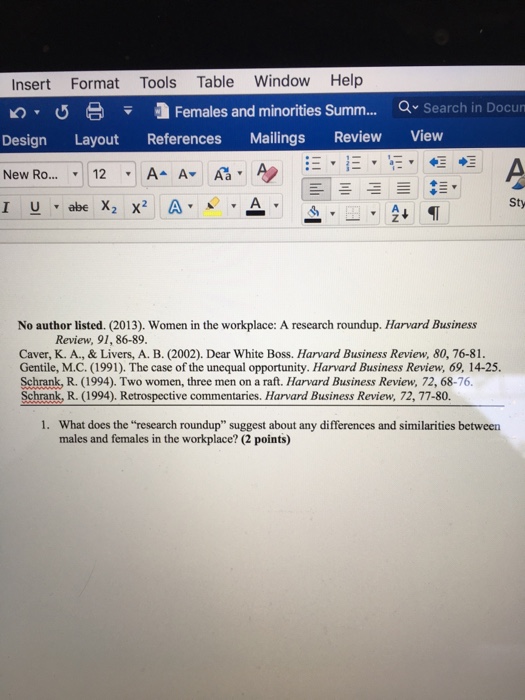 Solved Insert Format Tools Table Window Help kD ? (5 a | Chegg.com