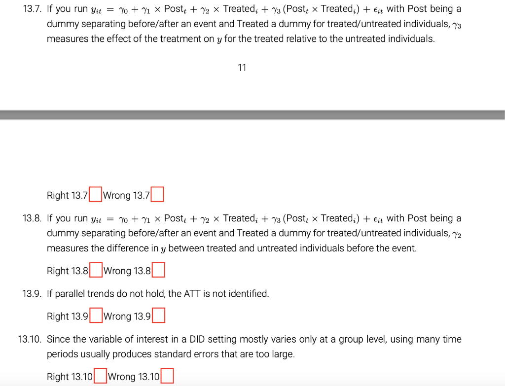 Solved 13 Difference-in-Differences 13.1. A | Chegg.com