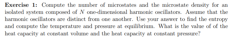 Solved Exercise 2: For the system of exercise 1, show that | Chegg.com